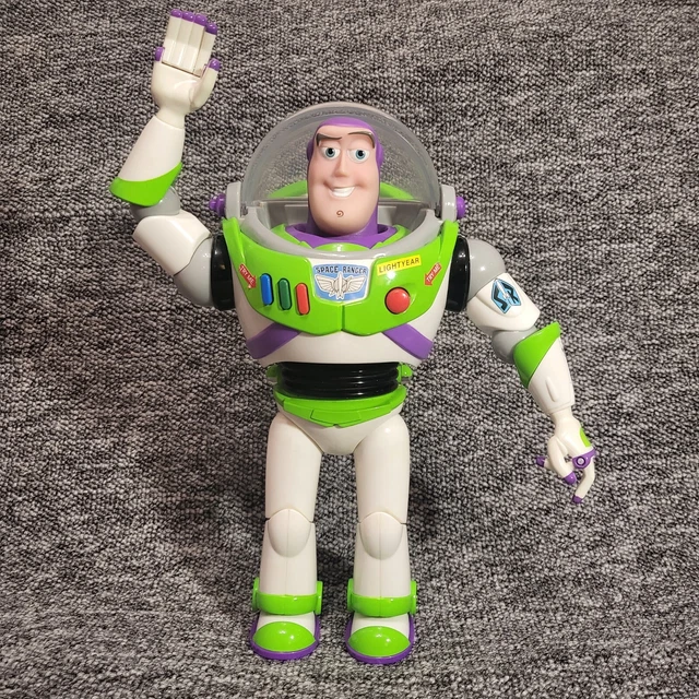 BUZZ LIGHTYEAR INTERACTIVE Talking Action Figure Toy Story Disney Pixar ...