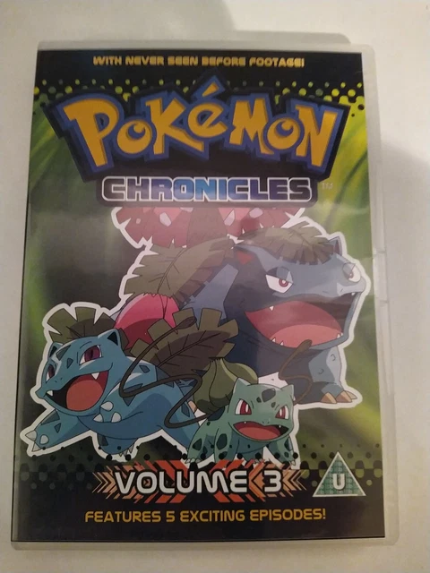 POKEMON CHRONICLES VOLUME 3 DVD - features 5 Exciting episodes £5.00 ...