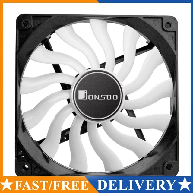 JONSBO 12020 SILENT PC Case Chassis Fan CPU Cooler Cooling Fan 120mm ...