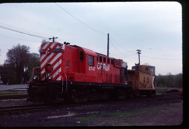 ORIGINAL RAIL SLIDE - CP CPR Canadian Pacific 8747+ Woodstock ON 5-1981 EUR 5,70 - PicClick DE