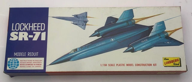 LINDBERG LOCKHEED SR-71 1/184 Scale Model Kit $30.00 - PicClick CA