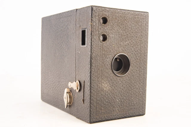 KODAK NO 2A Cartridge Hawk-Eye Model B 116 Roll Film Box Camera WORKS ...