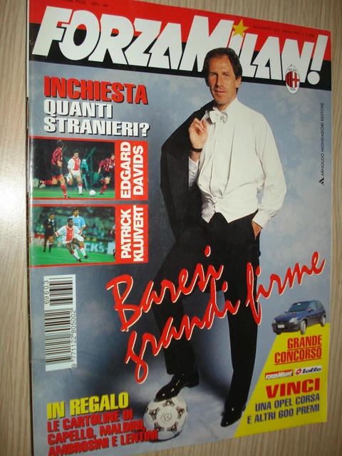RARE LIVRE FORCE Milan Baresi Grandes Signatures Année Xxviii N°3 March ...