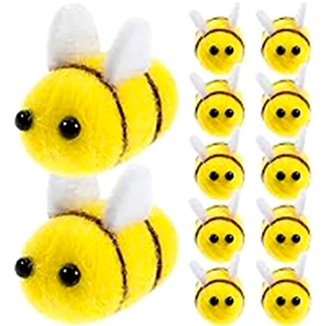 VERSATILE BEE SHAPED Wool Felt Craft Balls for Parties and Sewing ...
