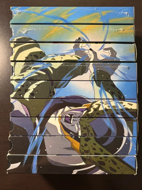 DRAGON BALL Z Cell Games Saga VHS Box Set UNCUT Rare Collectible DBZ ...
