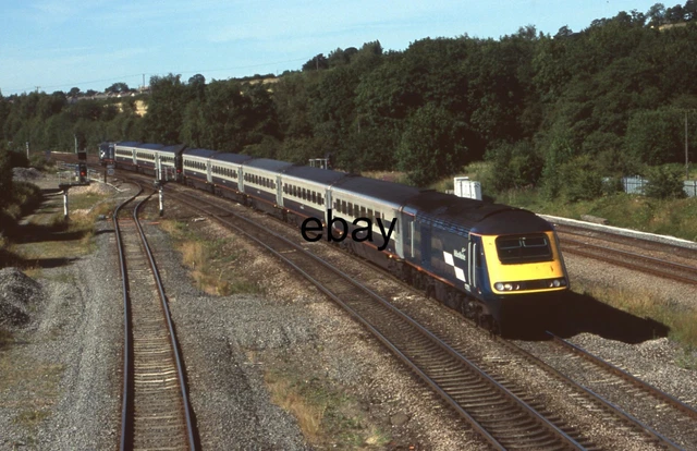 35MM RAILWAY SLIDE - HST Class 43. 43050 & 43060 @ Clay Cross £2.99 ...