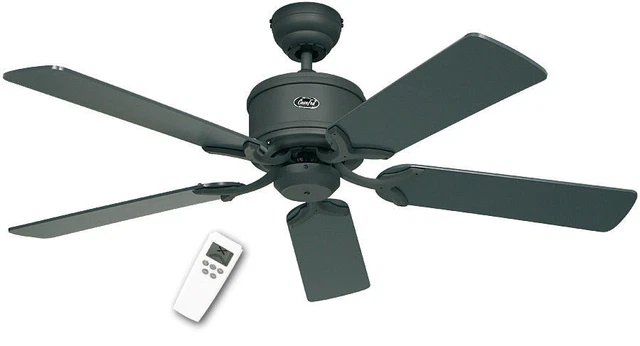 VENTILATEUR DE PLAFOND CasaFan 513284 ECO ELEMENTS 132 GR noir ou ...