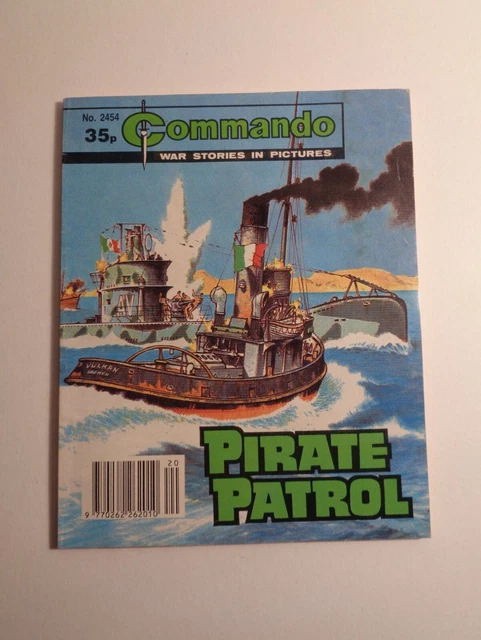 COMMANDO COMIC NO.2454 Pirate Patrol Vintage Comics D. C. Thomson 1991 £1.99 - PicClick UK