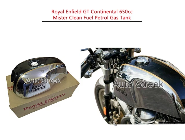 GENUINE ROYAL ENFIELD "Mr. Clean Fuel Tank" for CONTINENTAL GT 650 EUR ...