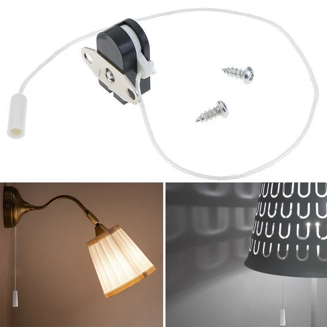 LAMP 2A 250V Pull Cord Switch Pull Control Switch Pull Rope Switch ...
