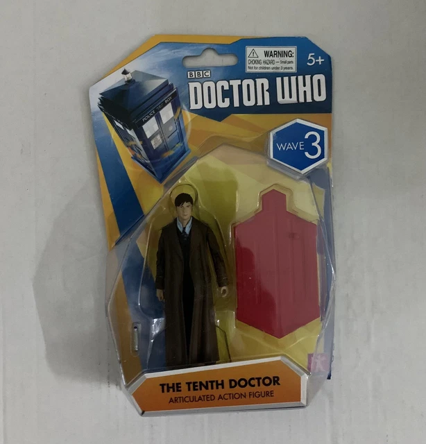 DOCTOR WHO DR Wave 3 Action Figure 10th Doctor In Blue Suit Sealed New ...