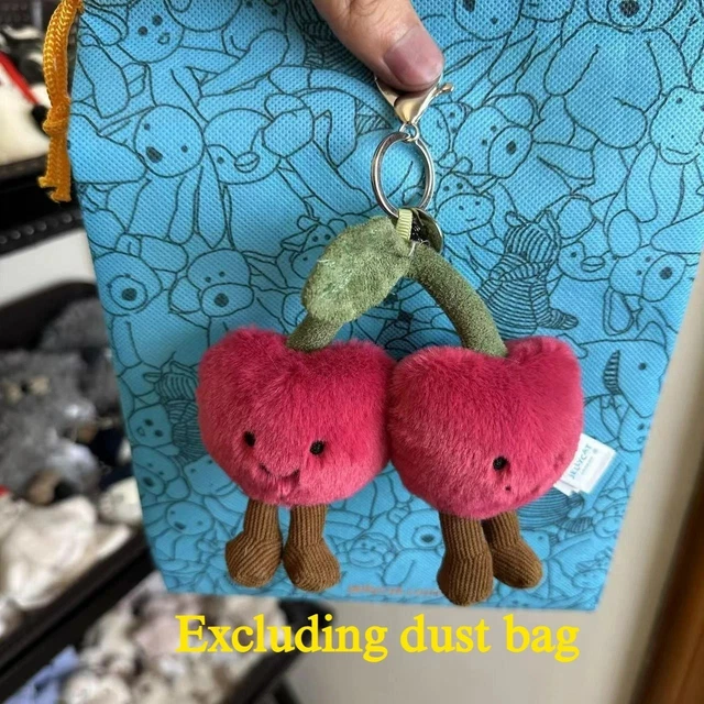 NEW JELLYCAT AMUSEABLE Cherries - Cherry Key Ring Charm With Tags ...