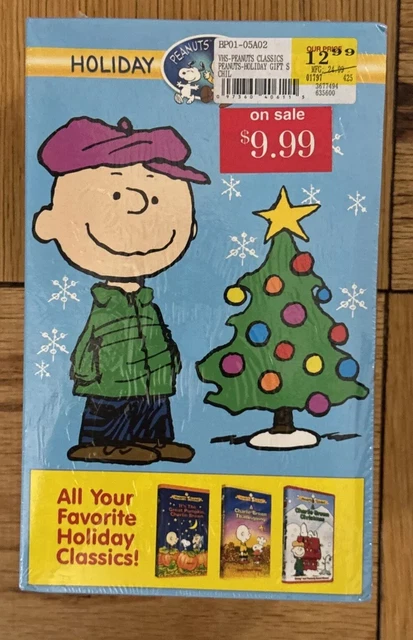 VINTAGE PEANUTS CLASSIC Holiday Collection Set VHS Clamshell Sealed ...