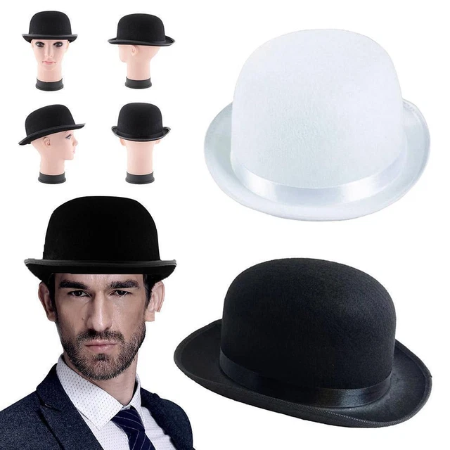 BOWLER HAT TRADITIONAL Style Fancy Dress Costume Accessory A6S2 £5.36 ...