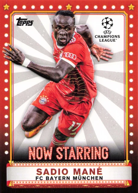 SADIO MANÉ - FC Bayern Monaco - #NS-5 - ORA PROTAGONISTA - Topps UCC ...