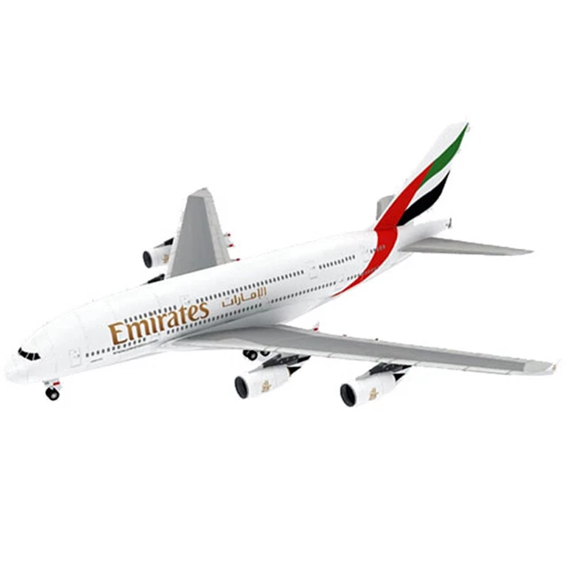 1:300 AIRBUS A380 3D Paper Model Papercraft Cardboard for Children ...