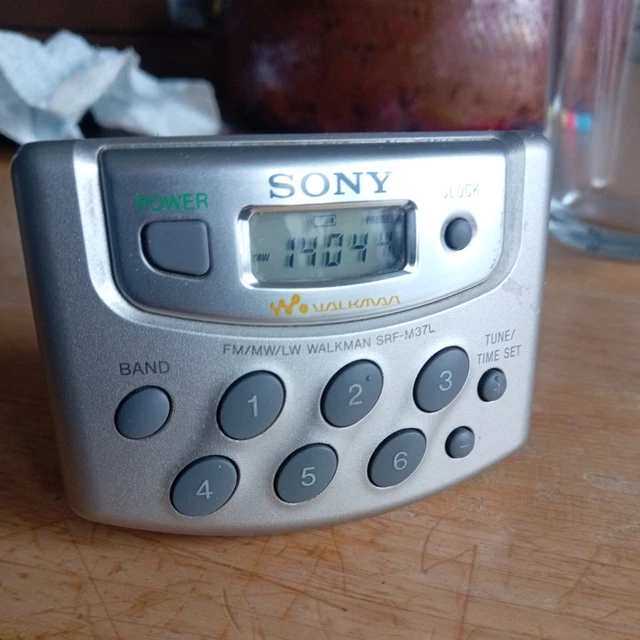 SONY SRF-M37L WALKMAN Digital Tuning Am/Fm/Mw/Lw Clock Radio Vintage £19.57 - PicClick UK