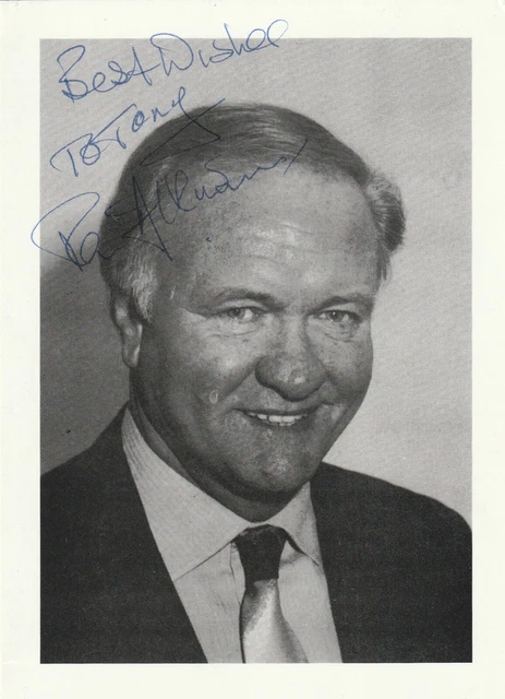 RON ATKINSON MANCHESTER UTD MANAGER FA CUP WINNER autograph signed ...