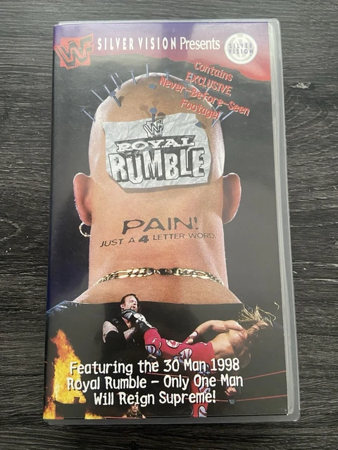 WWF - ROYAL Rumble 1998 (VHS, 1998) Wrestling Video Tape £4.99 ...