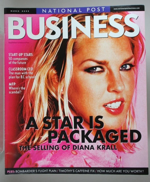 DIANA KRALL COVER Canada March 2002 Startups National Post Business ...