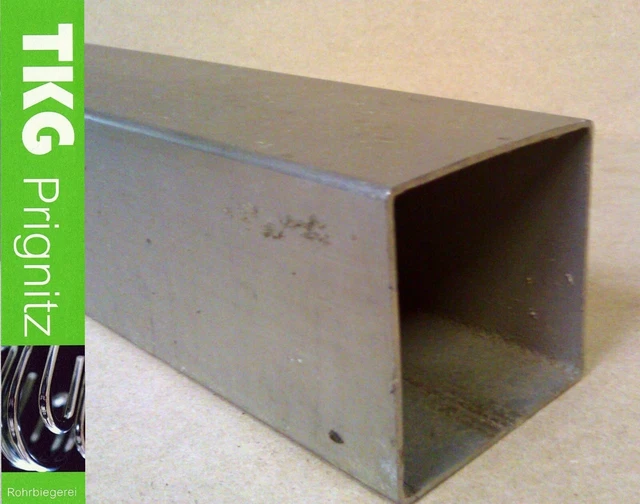 SQUARE TUBE STAINLESS Steel V2A Raw Unground Square Tube - 100mm to ...