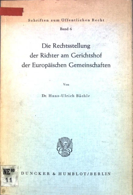 DIE RECHTSSTELLUNG DER Richter am Gerichtshof der Europäischen ...