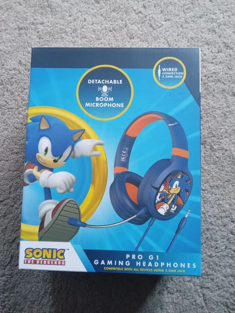 OTL TECHNOLOGIES BNIB SEGA Sonic The Hedgehog Pro G1 Gaming Headphones ...
