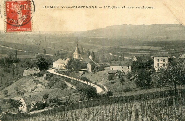 CARTE REMILLY EN MONTAGNE L'église et ses environs La vigne EUR 5,00 ...