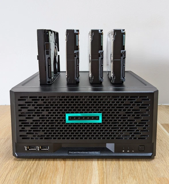 HPE PROLIANT MICROSERVER Gen10 Plus v2 Intel Xeon E-2224 Quad-Core ...