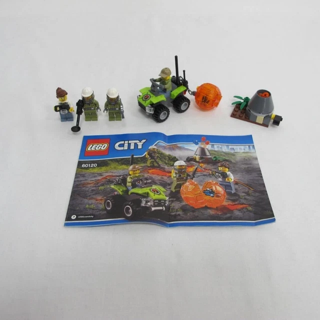 LEGO CITY 60120 Set avviamento vulcano. Completo di istruzioni, senza ...