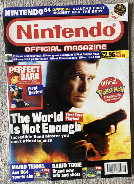 NINTENDO OFFICIAL MAGAZINE Issue 93 June 2000 £21.51 - PicClick UK