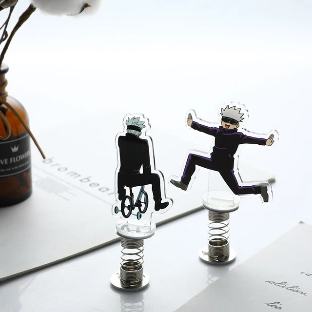 ANIME JUJUTSU KAISEN Gojou Shake Action Figure Stand Model Plate Desk ...