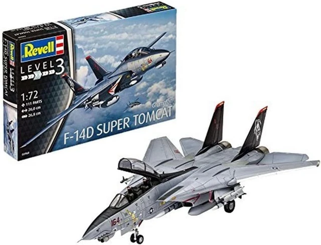 REVELL 03960 GRUMMAN F-14D Super Tomcat 1:72 Scale Unbuilt/Unpainted ...