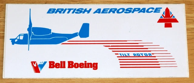 BRITISH AEROSPACE BELL Boeing V-22 Osprey Tilt Rotor Sticker £4.00 ...