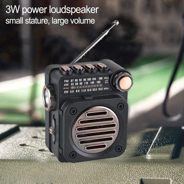 MODE SWITCHING RADIO Mini Small Multi Band FM AM SW Compact Power ...