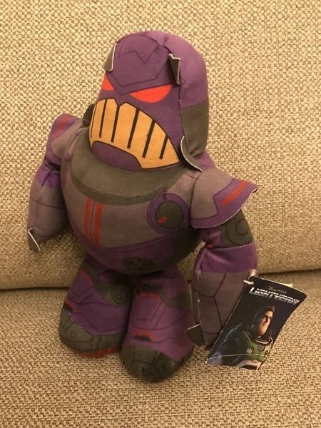 DISNEY BUZZ LIGHTYEAR Pixar Zurg Evil Character Toy story soft toy 12 ...