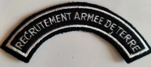 ÉCUSSON PATCH RECRUTEMENT armée de terre EUR 7,00 - PicClick FR