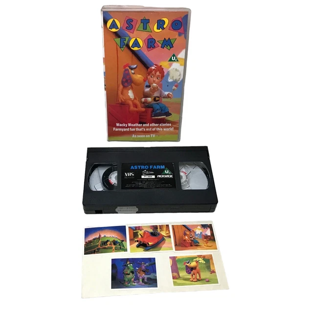 VINTAGE ASTRO FARM VHS Tape - Wacky Weather, Farmyard Fun & Other ...