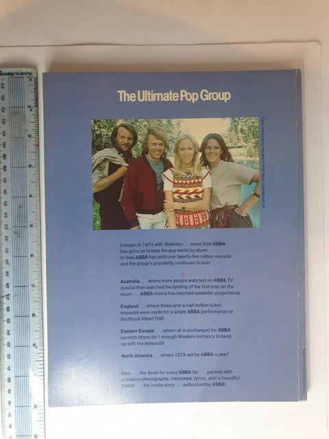 ABBA THE ULTIMATE Pop Group By Marianne Lindvall 1977 Paperback Book £10.00 - PicClick UK