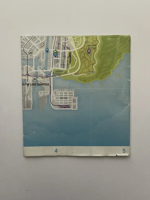 GRAND THEFT AUTO GTA V map Xbox one PS4 PS3 FREE POST £2.99 - PicClick UK