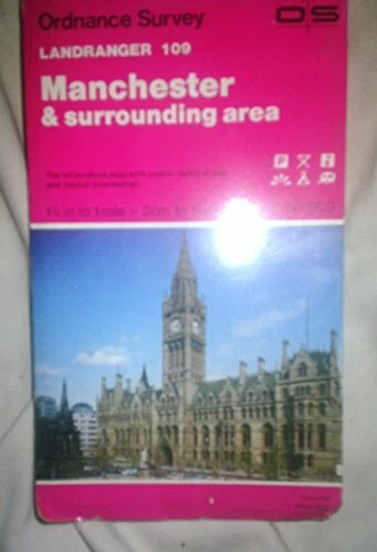 LANDRANGER MAPS: MANCHESTER and Surrounding Area S by Ordnance Survey ...
