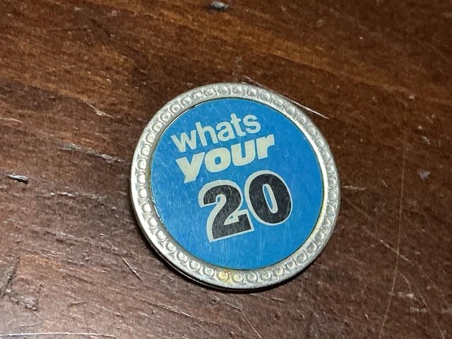 RARE OLD CB Radio 1980’S Pin Badge Whats Your 20 ? Pin Collectable 80’S ...