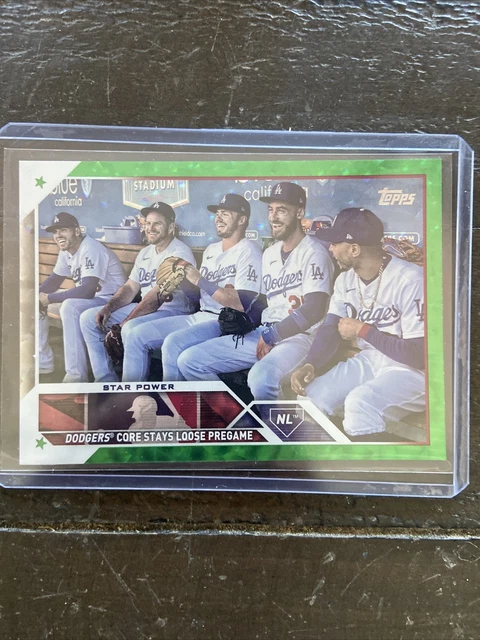 DODGERS 2023 TOPPS Series 1 Green Foil Parallel /499 Star Power #113 ...