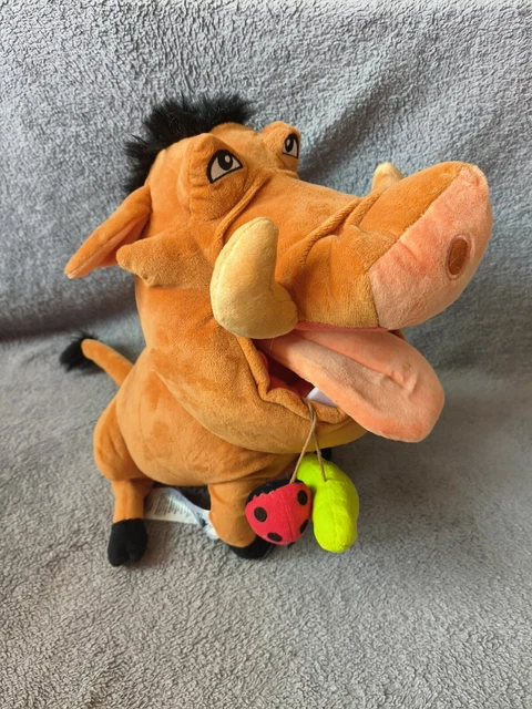 DISNEY PUMBA EATING Bugs Plush Parks Exclusive Lion King Walt Disney ...