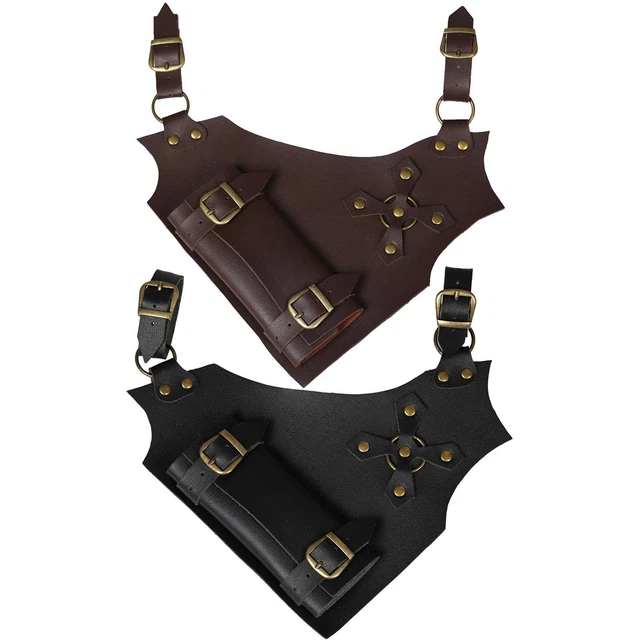 MEDIEVAL LEATHER SWORD Frog Holster PU Rapier Scabbard Holder Cosplay ...