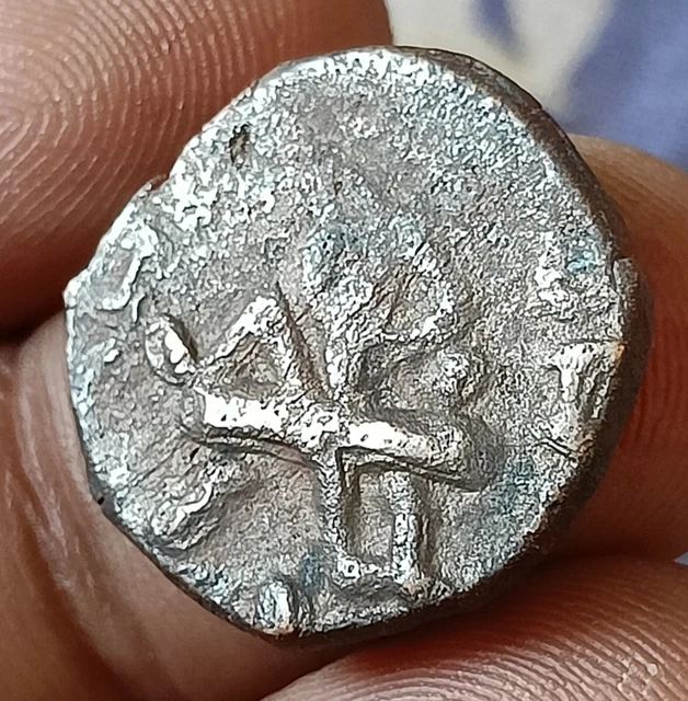 INDIA ANCIENT KUSHAN Chinese Jouan Jouan tribes coin imitation of ...