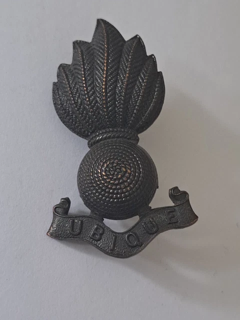 ROYAL ARTILLERY OFFICERS Bronze OSD Officers Collar Badge £4.50 ...