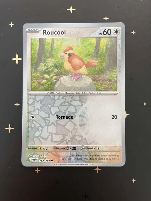 CARTE POKÉMON REVERSE Roucool 162/197 VF NEUF EUR 0,70 - PicClick FR