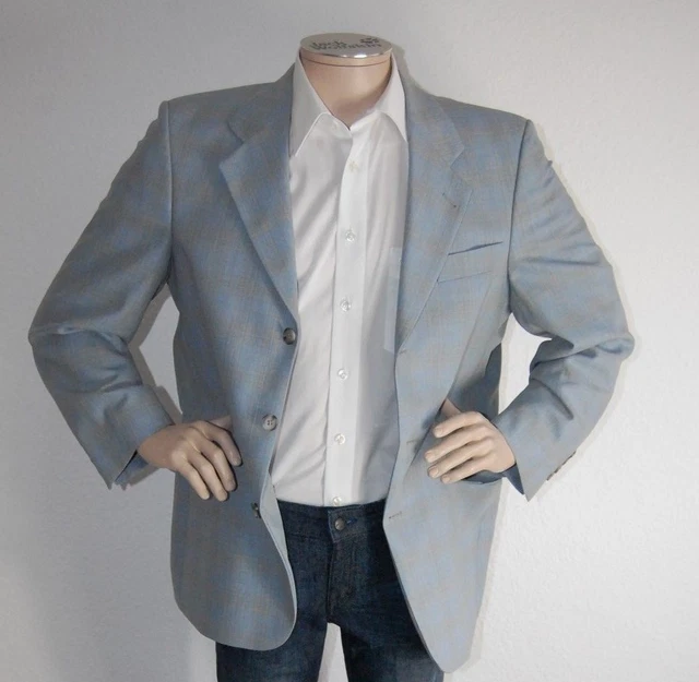 JOSEF GEIS SAKKO Veste Pure Laine Vierge Fabriqué en Allemagne EUR 39 ...