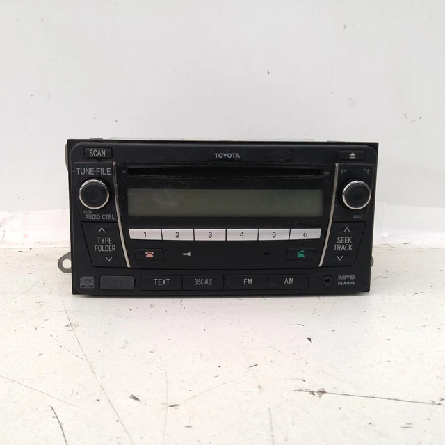 TOYOTA HILUX STEREO/HEAD Unit Single Disc Cd Player (P/N On Face 22815 ...